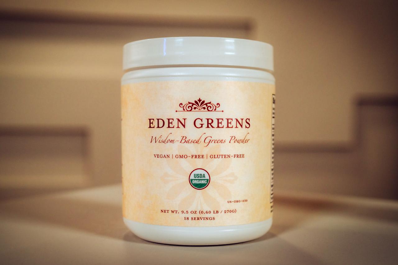 Eden Greens - Organic Superfoods – Wisdom Nutrition